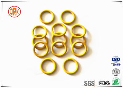 China Yellow Waterproof Silicone O Ring Seal High Temperature Resistance For Electronic for sale