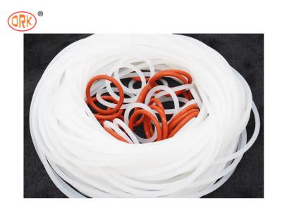 China Heat Resistance​ Clear Silicone O Rings For Equipment Sealing for sale
