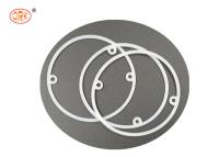 China White Non-flammable Rubber Silicone Flat High Pressure O Ring Seals Customized Size for sale
