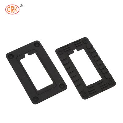 China Industrial Rubber Flange Gasket, Optional NBR FKM EPDM Silicone, Chemical & Heat Resistant Seal Gaskets for Machinery Repair & Replacement for sale