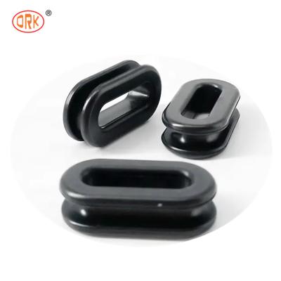 China Industrial Silicone Wire Grommet, Rubber Hole Grommet with Silicone NBR EPDM FKM Available, Waterproof Dustproof Vibration Damping for Electronic Equipment Panel for sale
