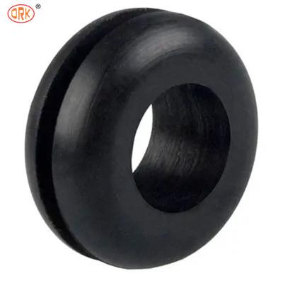 China Industrial Rubber Cable Grommet, Molded Rubber Hole Grommet with Silicone EPDM NBR FKM Available, Dustproof & Vibration Damping for Electronic Equipment Panel for sale