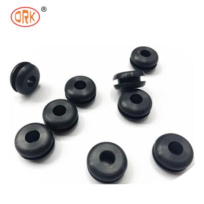 China High Elasticity Black Rubber Wire Grommet, Black Molded Rubber Hole Protector, Abrasion Resistant & Insulating, for Machinery Sheet Metal Panel for sale