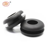 China High Elasticity Black Rubber Wire Grommet, Black Molded Rubber Hole Protector, Abrasion Resistant & Insulating, for Machinery Sheet Metal Panel for sale