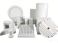 China Rigid Vacuum Ceramic Fiber Shapes Heater Alumina Silica 1260C Custom Insulation for sale