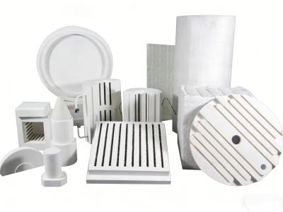 China Rigid Vacuum Ceramic Fiber Shapes Heater Alumina Silica 1260C Custom Insulation for sale