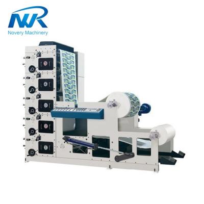China RY-850 -3P High Quality Automatic Paper Cup Flexo Printing Machine Flexographic Printer Three Color 175~380mm Provided 60m/min for sale