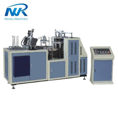 China Fully Automatic Ice Cream Paper Cup Making Machine 60pcs/min Production Capacity Customized Color Schneider Omron for sale