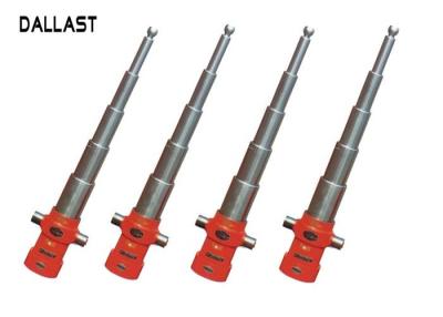 China 5 Stage Telescopic Hydraulic Ram Single Acting for Dump Truck / Trailer for sale