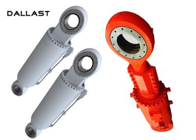 China Chromed 300 Ton Heavy Duty Front Flange Hydraulic Power Cylinder for sale