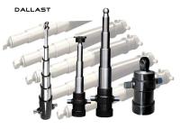 China 3 / 4 / 5 Inch Bore Single Acting Telescopic Cylinder  Long Stroke Hydraulic Cylinder for sale