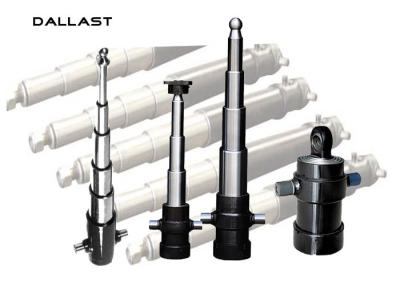 China 3 / 4 / 5 Inch Bore Single Acting Telescopic Cylinder  Long Stroke Hydraulic Cylinder for sale