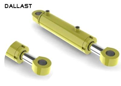 China Dual Action Chrome Flange Used Loader Industrial Hydraulic Cylinder for sale for sale