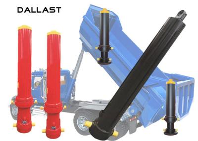China Stainless Dump Single Acting Hydraulic Ram Trailer  Pressure ISO 9001 Certification for sale