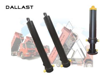 China Custom Dump Truck Telescopic Cylinder  Single Acting , Multi Stage Hydraulic Cylinder for sale