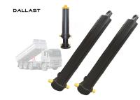 China Dump Truck  Hydraulic Cylinder Single Acting 10 Inch Stroke Standard for sale