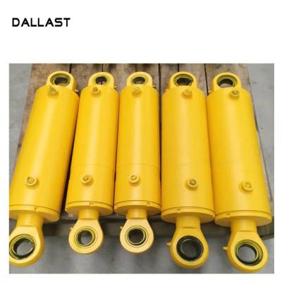 China Double Acting Telescopic Hydraulic Cylinder Loader Piston 22-480 MM Rod Diameter for sale