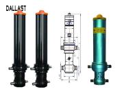 China GS Telescopic Hydraulic Ram Single Acting Long Stroke for Mining Trailer for sale