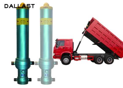 China 3 4 5 Stage Long Stroke Hydraulic Cylinder Lifting 13 - 90 Ton Dump Truck Tipper for sale