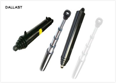 China Industrial Truck Single Acting Hydraulic Ram Telescopic Lifting Welded for sale