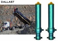 China Max 6 Stage One Way Hydraulic Oil Cylinder Telescopic Hinge axle Tipper Truck for sale