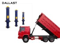 China Dump Truck  Single Acting Hydraulic Ram 3 / 4 / 5 Stage Chrome Telescopic for sale