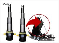 China Single Acting Hydraulic Cylinder Lift for Truck Hinge Axis Vertical Telescoping for sale