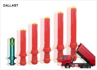 China Long Stroke Single Acting Hydraulic Cylinder for Dump Truck , Hydraulic Oil Cylinder for sale