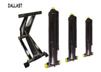 China Double Acting Hydraulic Cylinder Lift Vertical to Axis Foot Type with Breckets for Trailer for sale