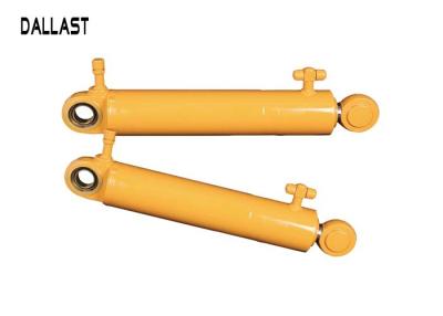 China Custom Double Acting Hydraulic Ram Piston Dual Action Two Port Chrome Steel Rod Stroke 500 - 1200 mm for sale
