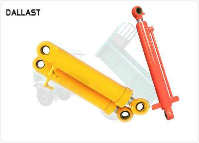 China Agricultural Tractor Loader Hydraulic Cylinders Double Acting Chrome for sale