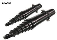 China Multi Stage Telescopic Hydraulic Ram Oil Cylinders Single Acting Agricultural Farm Truck for sale