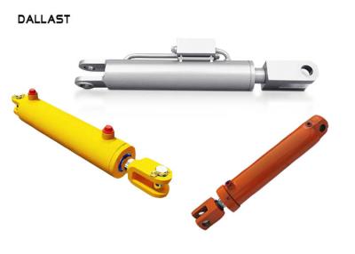 China High Pressure Garbage Trucks Welded Double Piston Hydraulic Cylinder Steel Material for sale