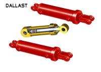 China Longer Lifespan Piston Type Hydraulic Cylinder Double Acting Integrated For Dump Trucks for sale