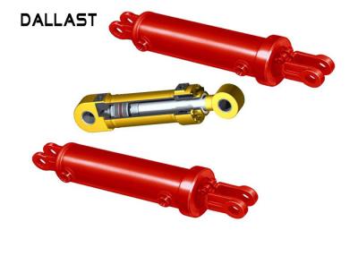 China Longer Lifespan Piston Type Hydraulic Cylinder Double Acting Integrated For Dump Trucks for sale