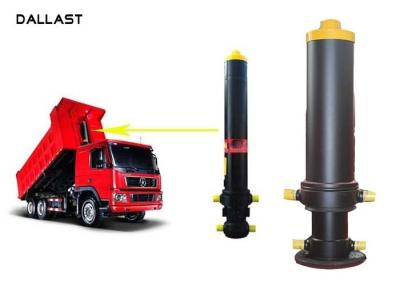 China 3 4 5 Stage Pin / Trunnion Mount Hydraulic Lift Cylinder Hard Chrome Piston Rod For Dump Truck for sale