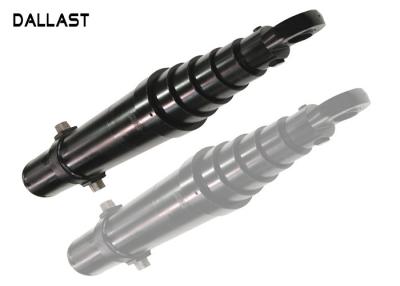 China Truck Long Stroke Single Acting Hydraulic Cylinder Multistage Ram Inner Diameter 60 for sale