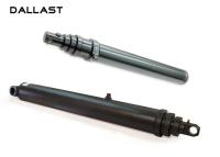 China 5 Inch Bore Single Acting Hydraulic Ram Cylinder HRC 45-55 Hardness For Dump Truck for sale