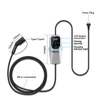 China 3.5kW 7kW 11kW Ev Charger Ac Portable Charging Pile IP65 Waterproof for sale
