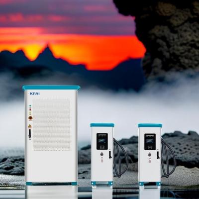 China AC 380V 50/60H Dual EV Charger Public Solar Fast Charging Stations for sale