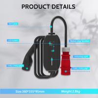 China Type-2 Plug and Cable 11kW 380V 16A Portable EV Charger for Electric Vehicle Charging for sale