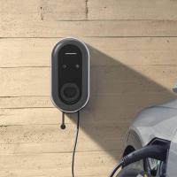 China 3.5KW Wall Box EV Charger for Red Tesla Outdoor Charging Pile Grid Frequency 50Hz±10Hz for sale