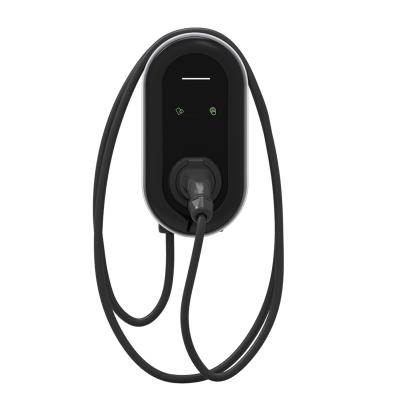 China Single-phase AC220V 7KW 32 Amp Evse Ac Ev Stage 2 Home Car To 3 Pin Socket Wallbox Charger for sale