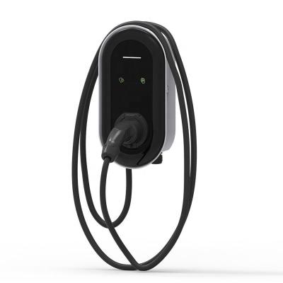 China Type 2 22kW Three Phase AC Output Current EV Charger Wallbox with RFID App OCPP Functions for sale