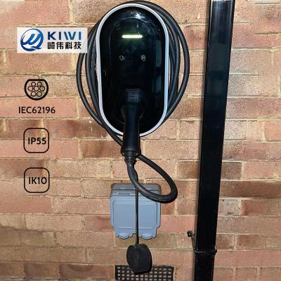 China 22Kw Electric Public Sale AC Charging Station with Lcd Screen Input Voltage 200 220v for sale