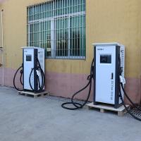 China Electric Car Charger 60kW Universal Charging Station with Built-in Advertisement Display for sale