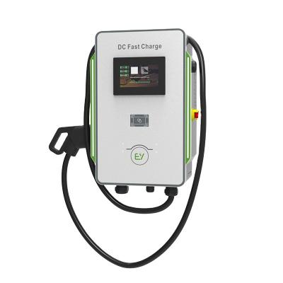 China 30kW Fast SmartDC EV Charger with 50Hz±10Hz Grid Frequency and Leakage Protection Switch for sale