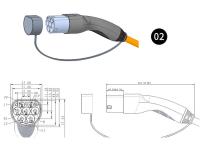 China 16A-32A Car Charging Cable for KIWI EV Portable Electric Energy Vehicle Parts Accessories for sale