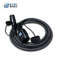 China KIWI Portable Electric Vehicle Charger Cable Type 1 to Type 2 Flame Class UL94-V0 for sale