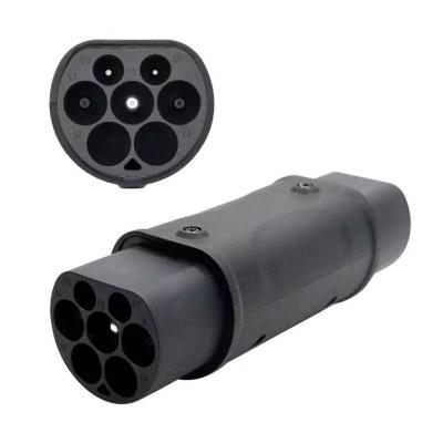 China 16A/32A AC Input TYPE2 To GBT Electric Vehicle Charging Adapter For Tesla Use for sale